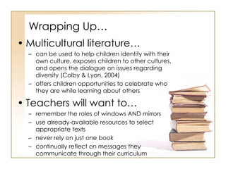 TRRC Presentation - Multicultural Children's Literature | PPT