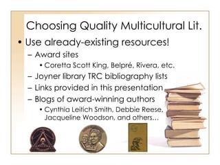 TRRC Presentation - Multicultural Children's Literature | PPT