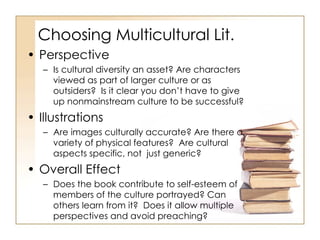 TRRC Presentation - Multicultural Children's Literature | PPT