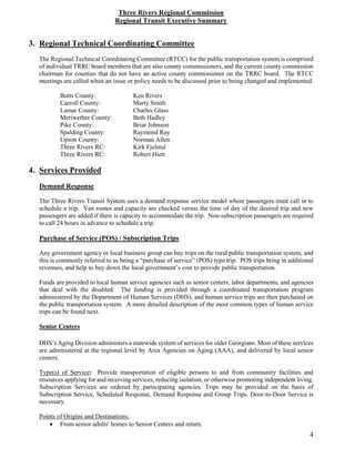 Three Rivers Regional Commission Regional Transit | PDF