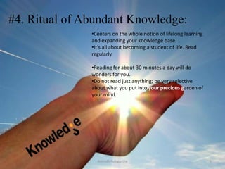 Ten Rituals of Radiant Living | PPT