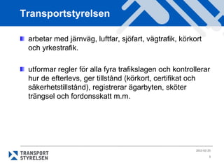 (SIK) Transportstyrelsen | PPTX
