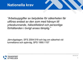 (SIK) Transportstyrelsen | PPTX