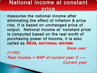 NATIONAL INCOME by Dr TSERING LAMCHUNG | PPT