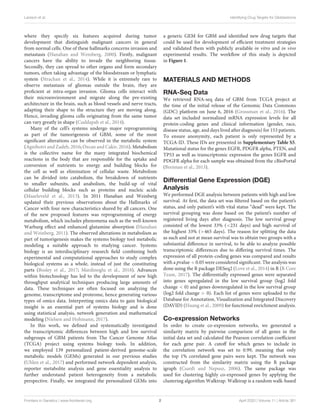 Genome-Scale Metabolic Modeling of Glioblastoma Reveals Promising Targets for Drug Development | PDF
