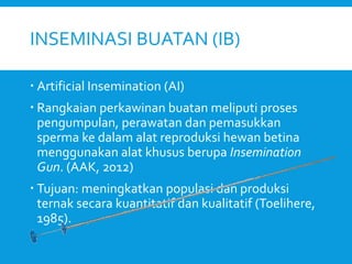 Sejarah Singkat Inseminasi Buatan pada Ternak | PDF
