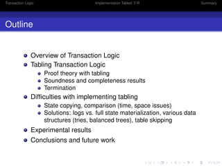 TR tabling presentation_2010_09 | PDF