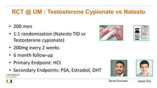 Testosterone therapy and Polycythemia | PPT