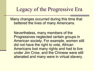 The Progressive Era | PPT