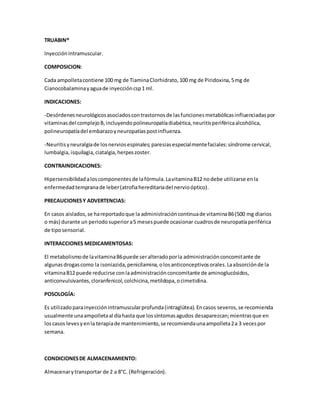 Truabin informacion medicos | DOCX