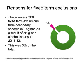 Truancy and exclusion in 2011 12 | PPTX