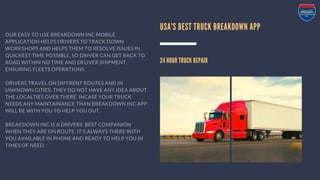 Truck breakdown app | PDF