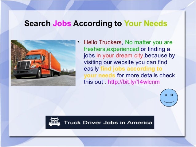 Easily Find Truck Drivers Jobs