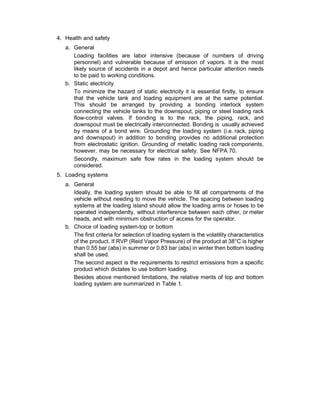 Truck loading and unloading technical specification | PDF