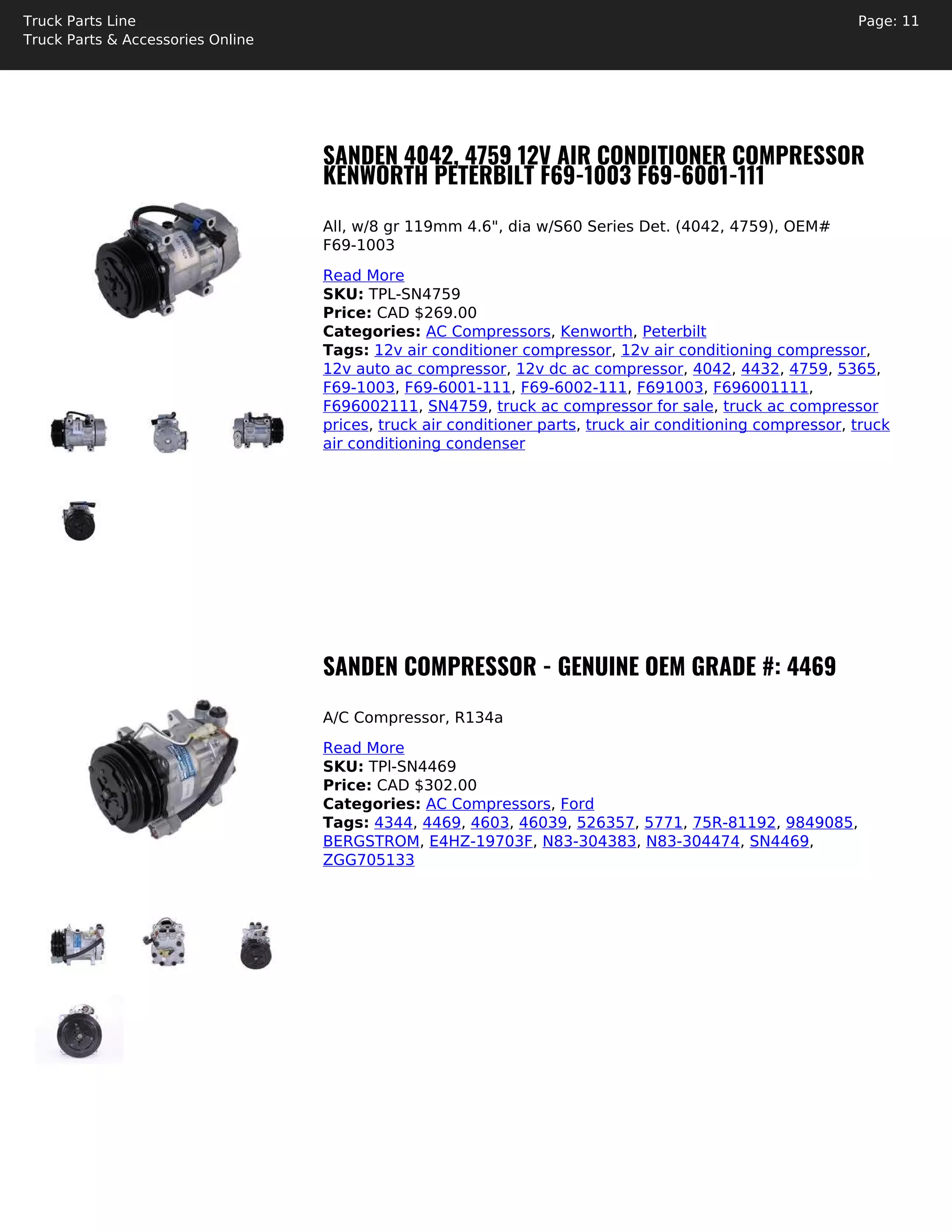 TRUCK PARTS LINE | PDF