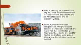 Trucks and Hauling Equipment | PPTX