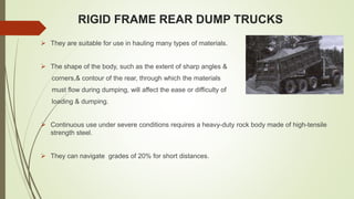 Trucks and Hauling Equipment | PPTX