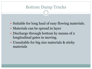 Trucks or hauling equipment | PPTX