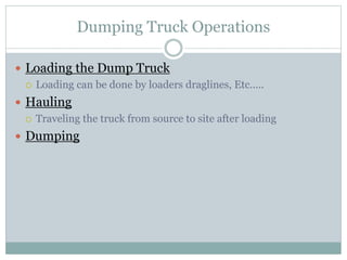 Trucks or hauling equipment | PPTX