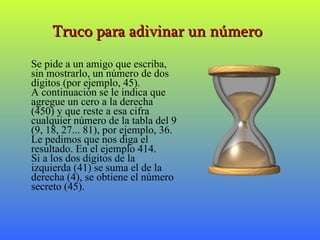 Magia matemática | PPS