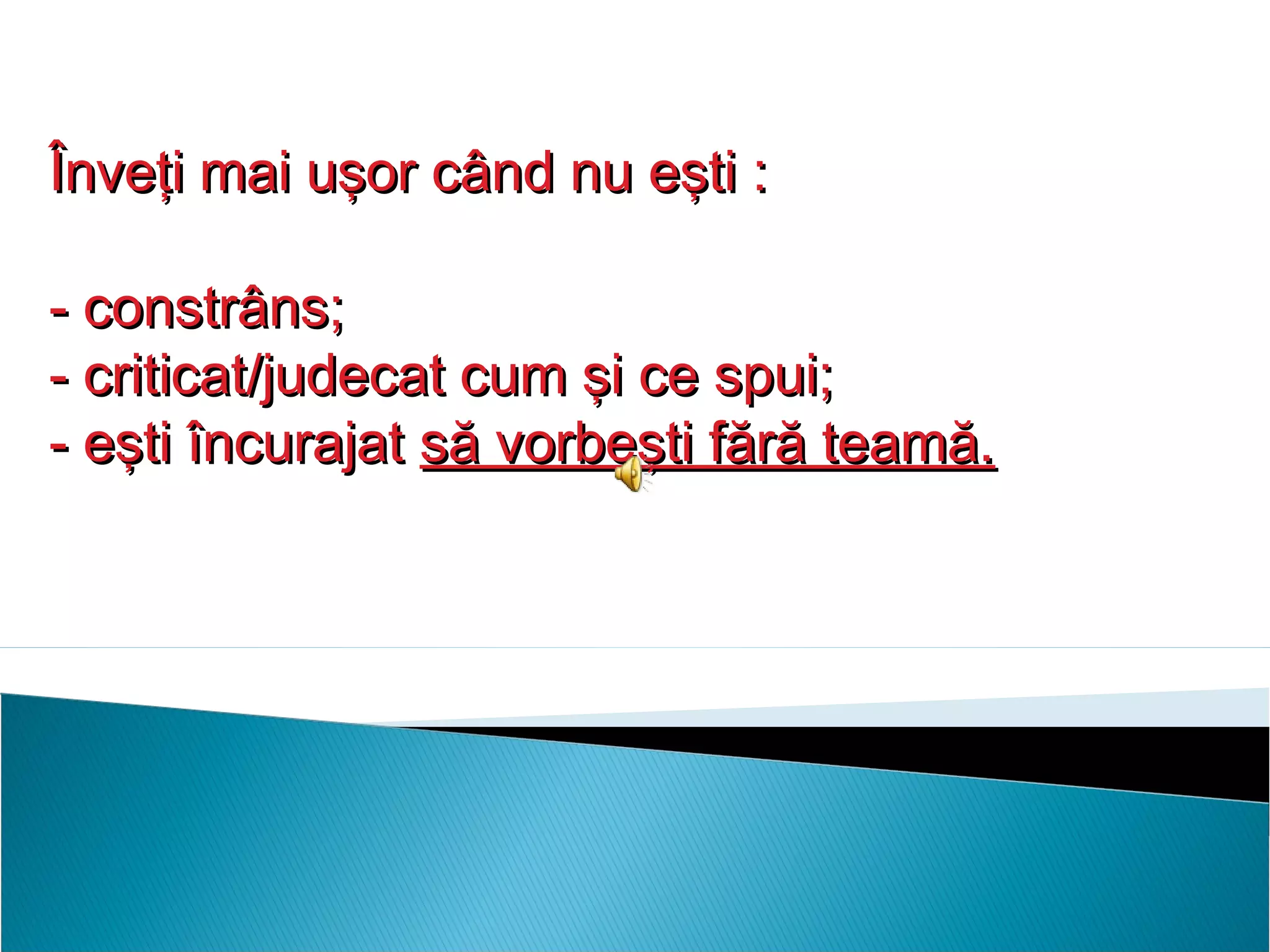 Trucuri utile de invatare a unei limbi straine | PPT