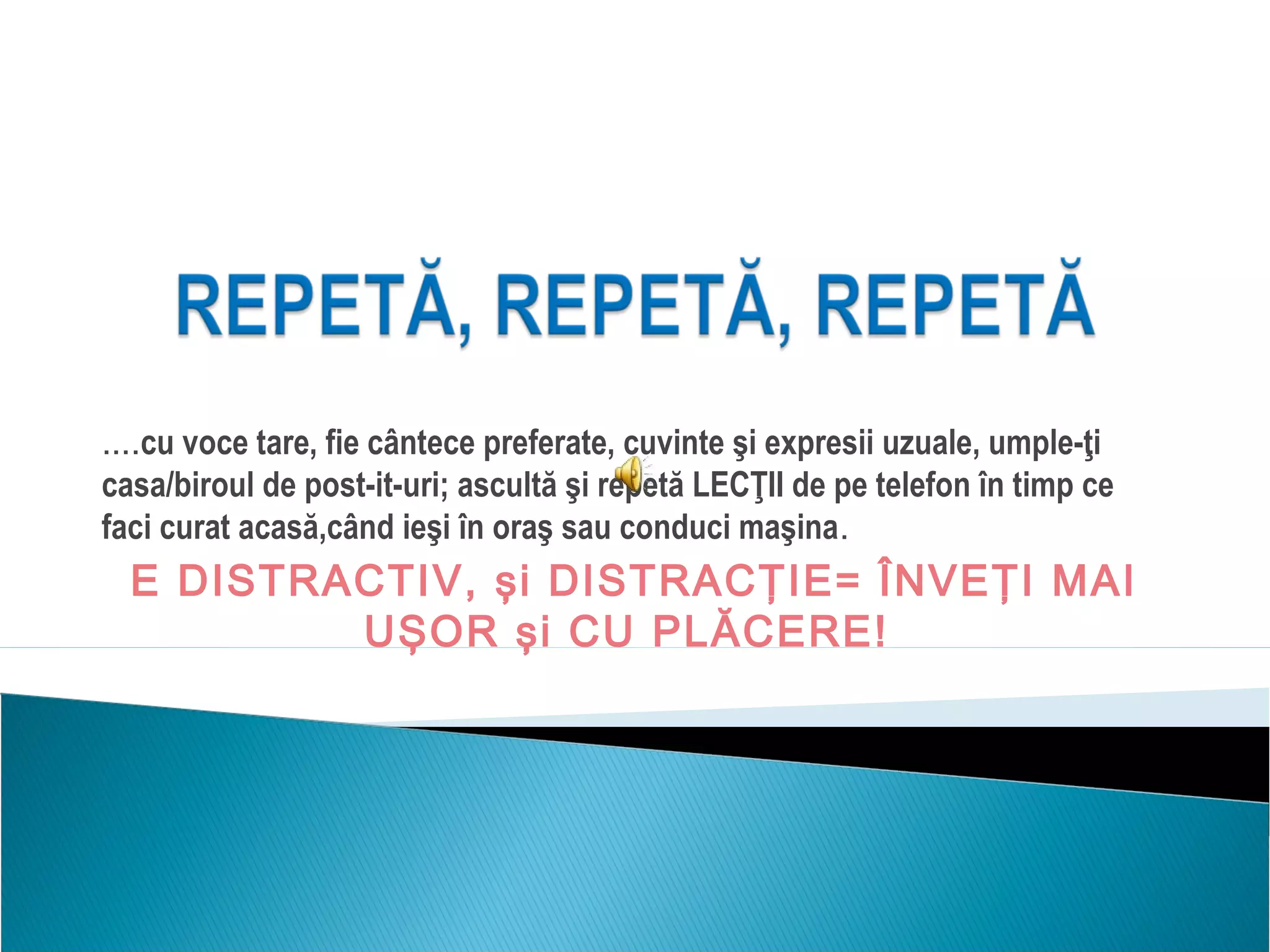 Trucuri utile de invatare a unei limbi straine | PPT
