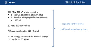 Increased Rigour & Discipline in TRIUMF’s Controlled Work Process | PPT