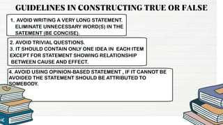Assessment of learning 2 modified TRUE-OR-FALSE.pptx