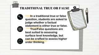 Assessment of learning 2 modified TRUE-OR-FALSE.pptx
