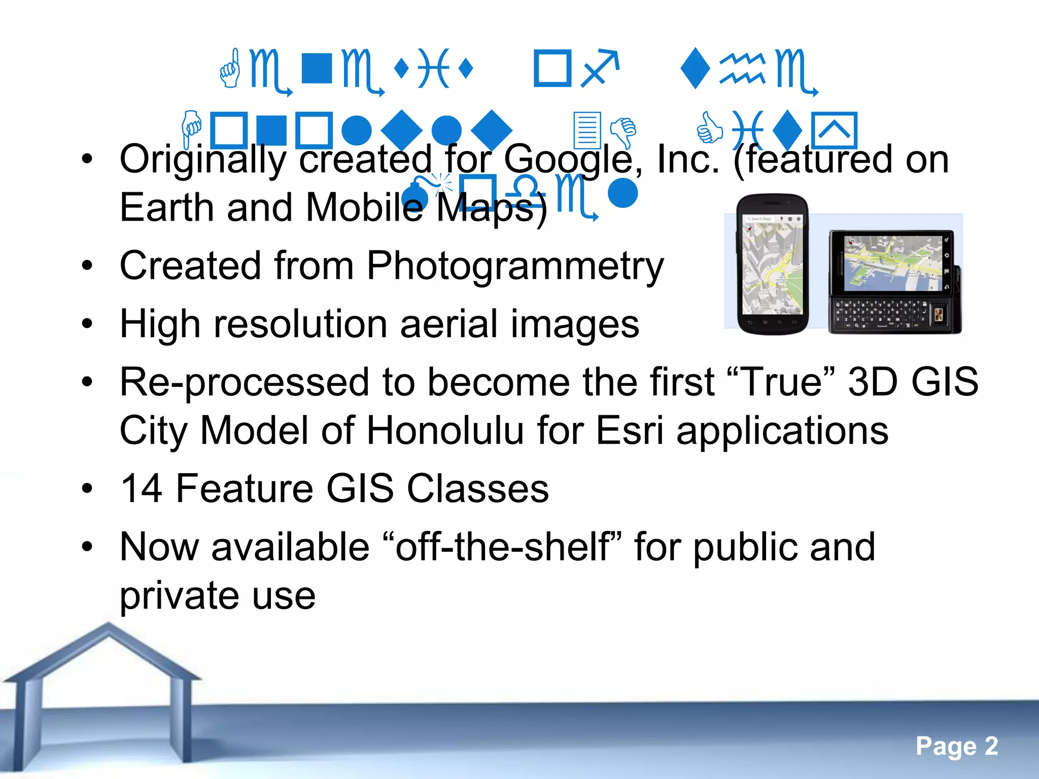 Hawaii Pacific GIS Conference 2012: 3D GIS - True 3D GIS Buildings ...