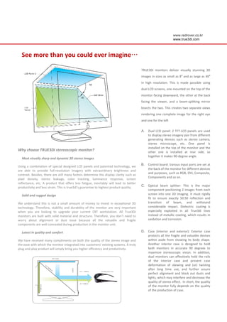 True3 di stereoscopic monitor | PDF