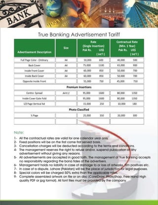 True banking brochure | PDF