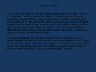 True blood(2008 2014) powerpoint | ODP