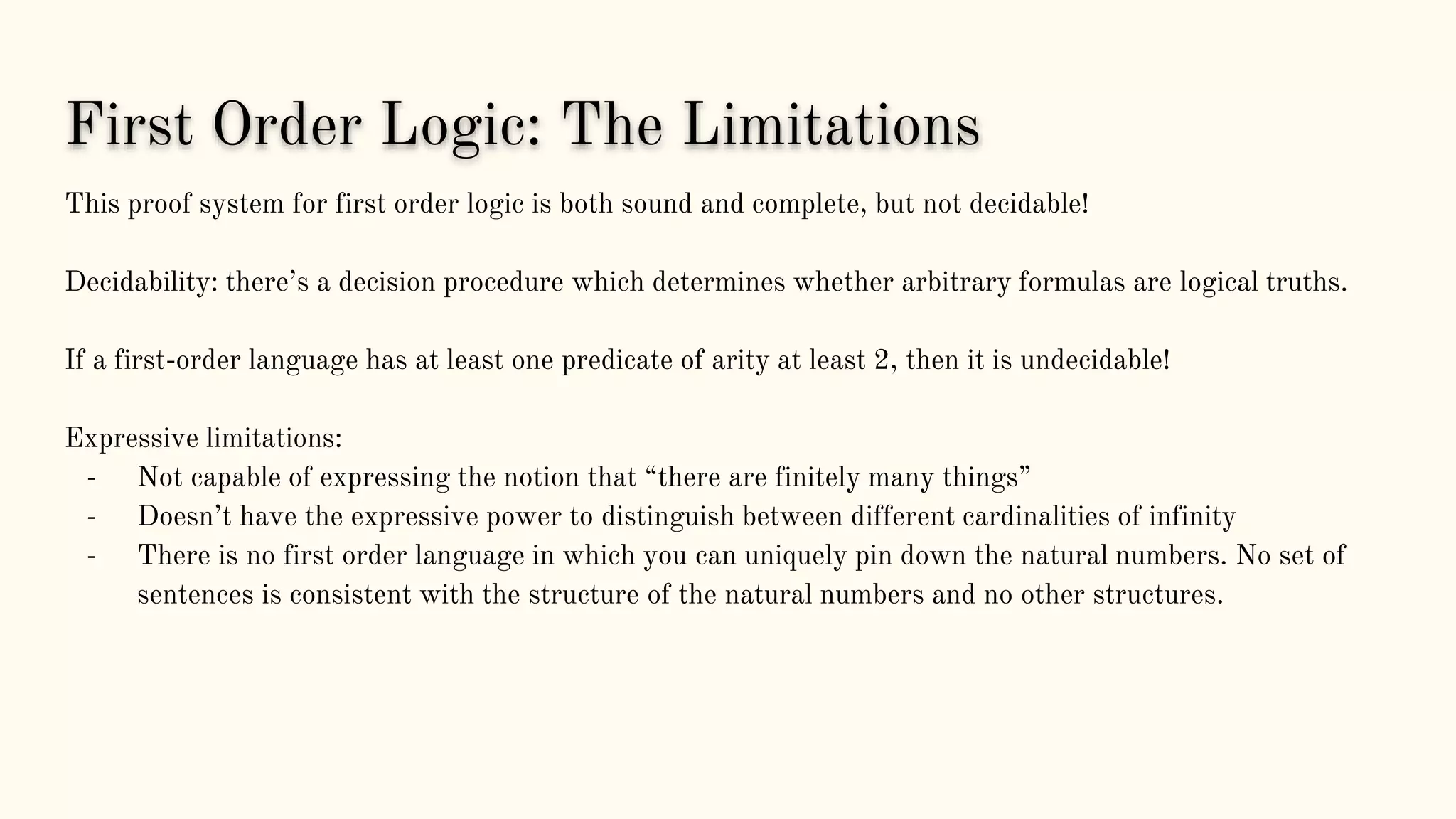 True but Unprovable | PPT