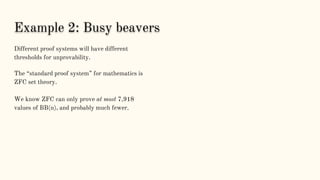 True but Unprovable | PPT