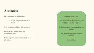 True but Unprovable | PPT