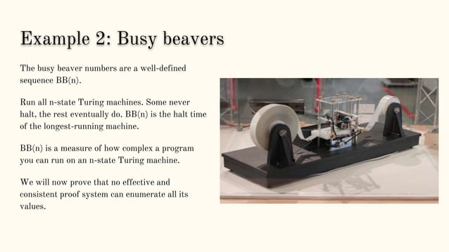 True but Unprovable | PPT