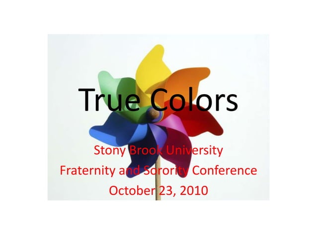 True Colors | PPTX