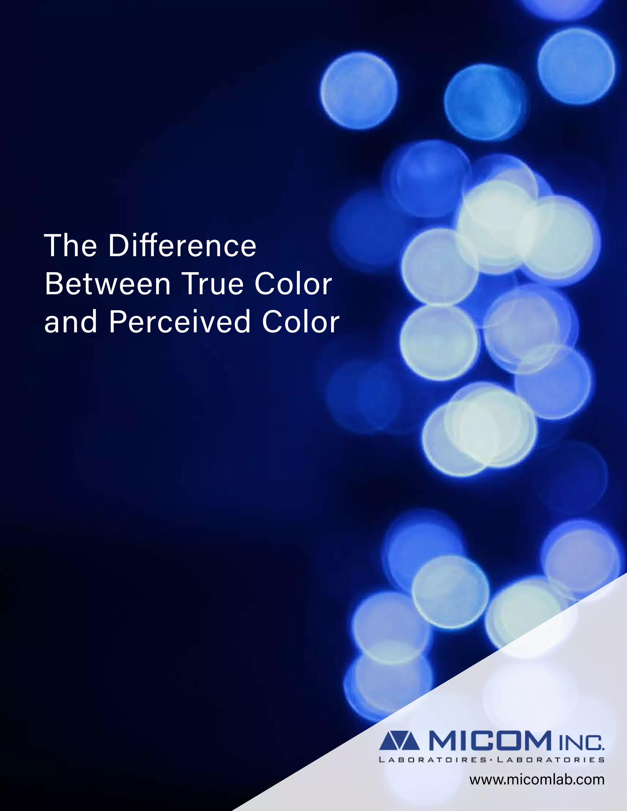 True color vs perceived color | PDF | Physics | Science