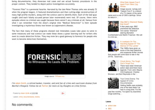 True Crime Drama: The Appeal Of Crime Documentaries | PDF