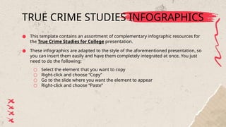 True Crime Studies for College Infographics by SlidesgoTrue Crime ...