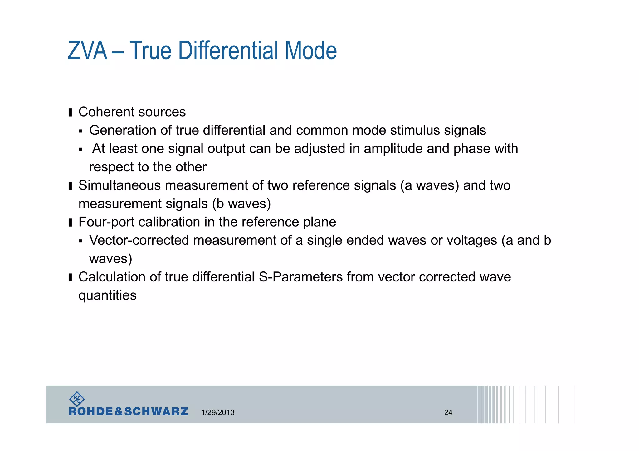 True Differential S-Parameter Measurements | PDF
