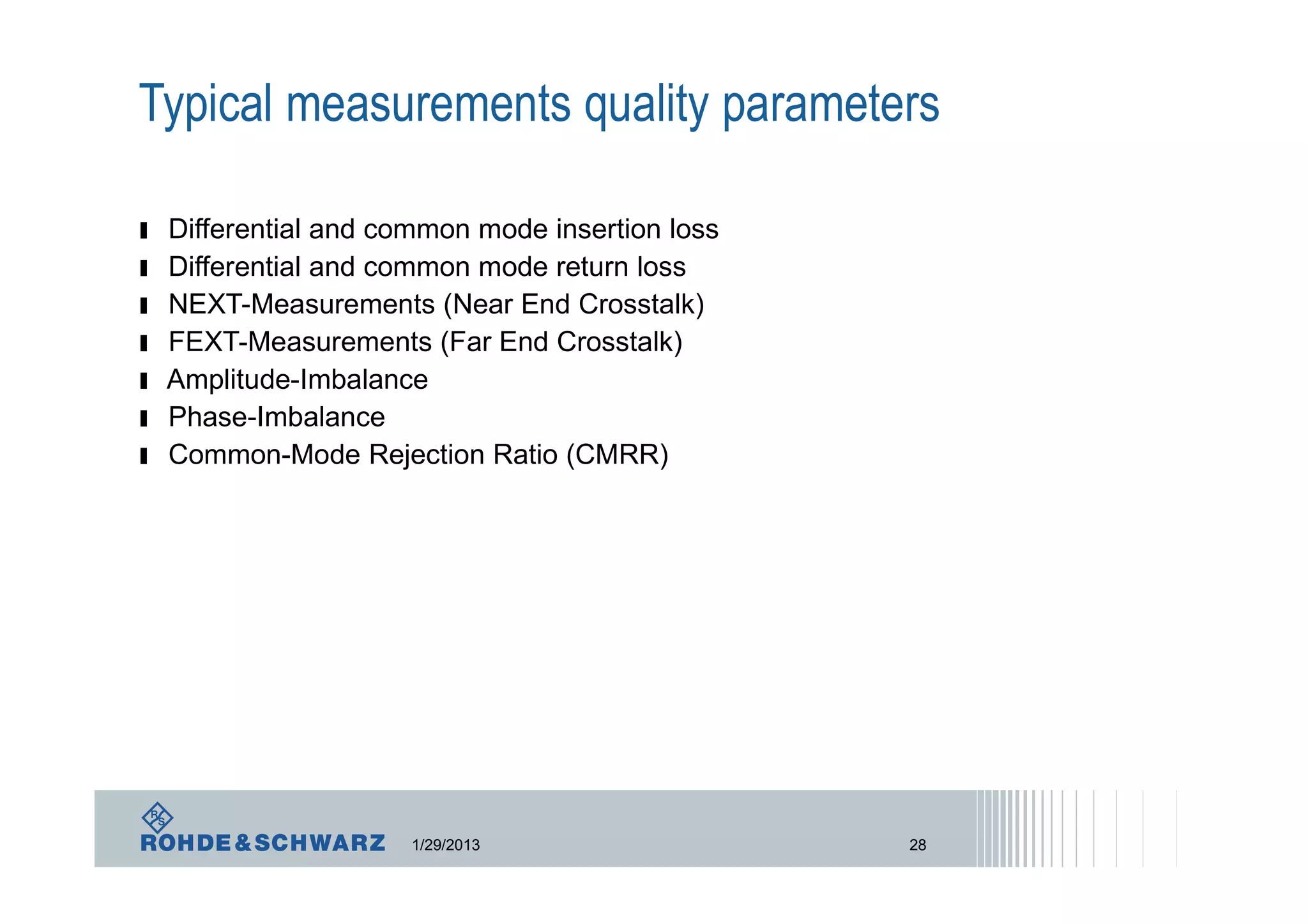 True Differential S-Parameter Measurements | PDF