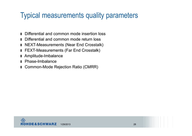 True Differential S-Parameter Measurements | PDF