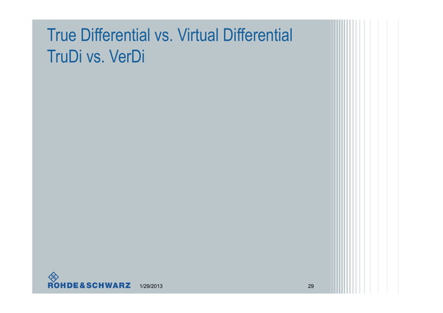 True Differential S-Parameter Measurements | PDF