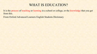 True education 1 - the master teacher | PPT