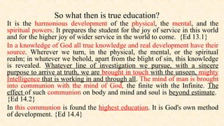 True education 1 - the master teacher | PPT