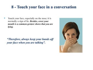 True emotion of body language | PPT