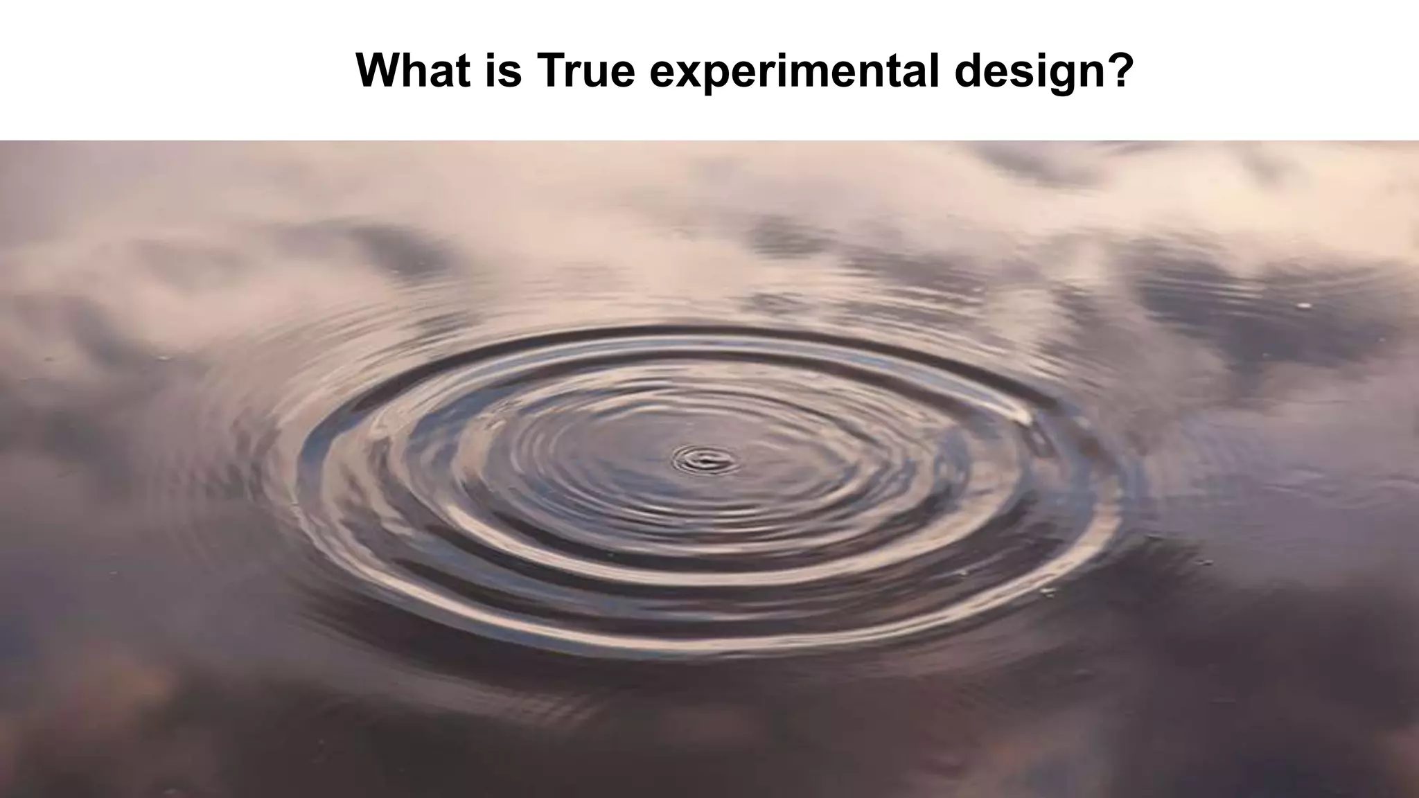 True experimental research design | PPTX