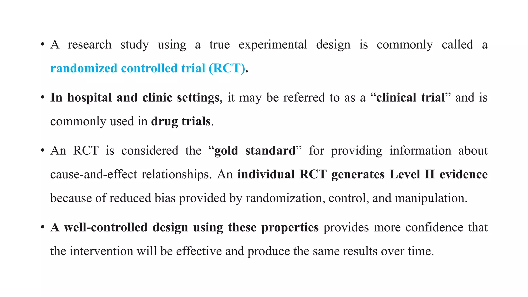 True experimental research design | PPTX